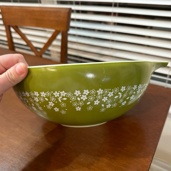 Pyrex | Kitchen | Vintage Pyrex 4 Quart 444 Gooseberry Spring Blossom ...